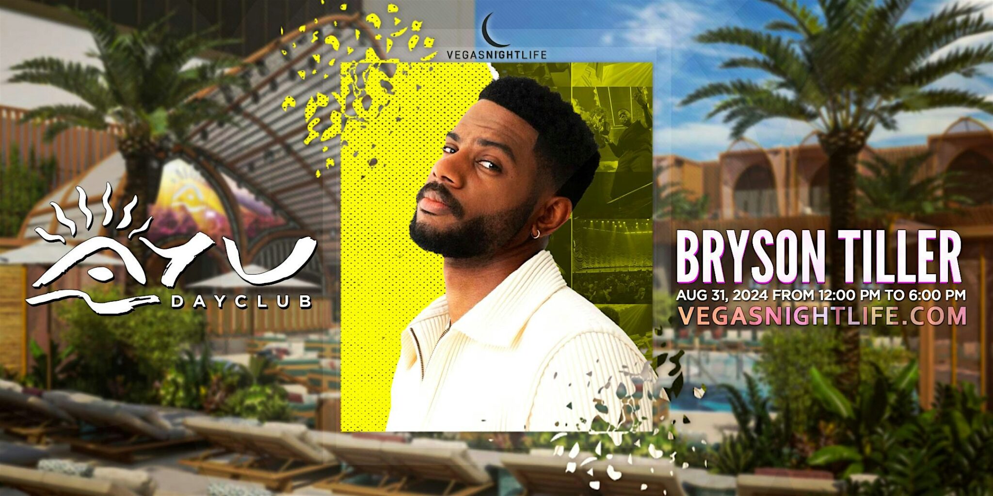 Bryson Tiller | Labor Day Weekend Pool Party | AYU Dayclub Las Vegas ...