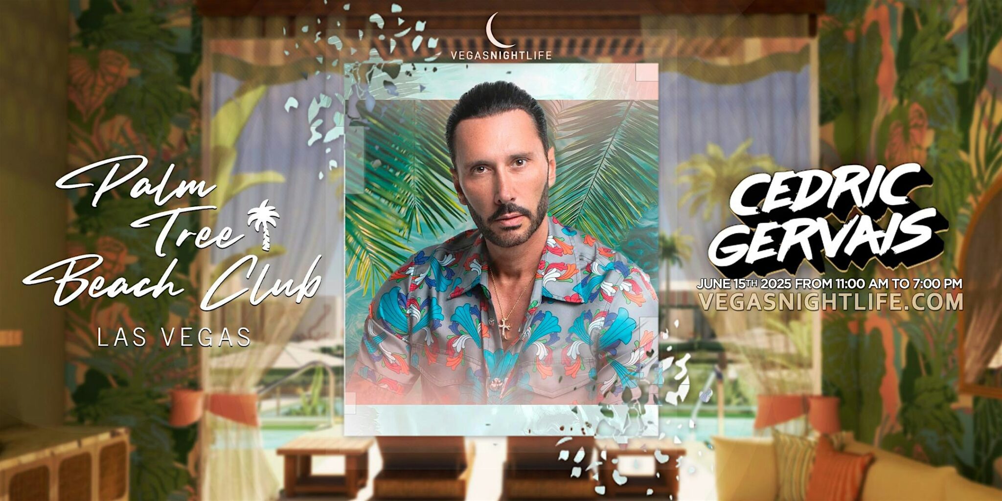 Cedric Gervais | Vegas Pool Party | Palm Tree Beach Club – ClubZone
